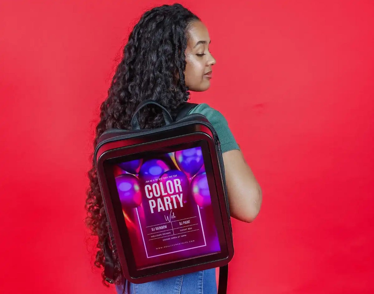 7 Powerful Benefits of Using an LCD Advertising Backpack – Limelite
